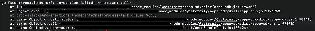 Invocation failed: Invocation failed: